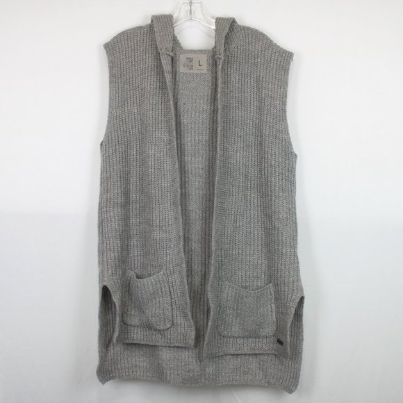 Renuar | Sweaters | Renuar Knit Sweater Vest Cardigan With Hoodie ...